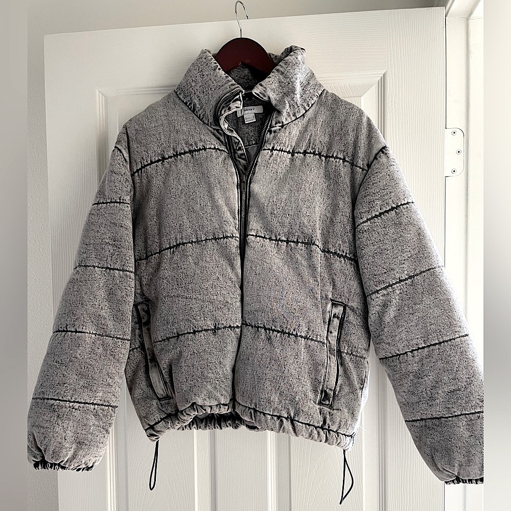 Gray Puffer Jacket - Gem